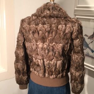Vintage | Jackets & Coats | Vintage Rabbit Fur Bomber Jacket | Poshmark